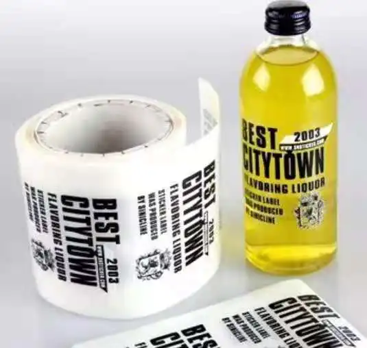 Transparent Beverage Label Sticker Printable Water Label for Epson VIP ...