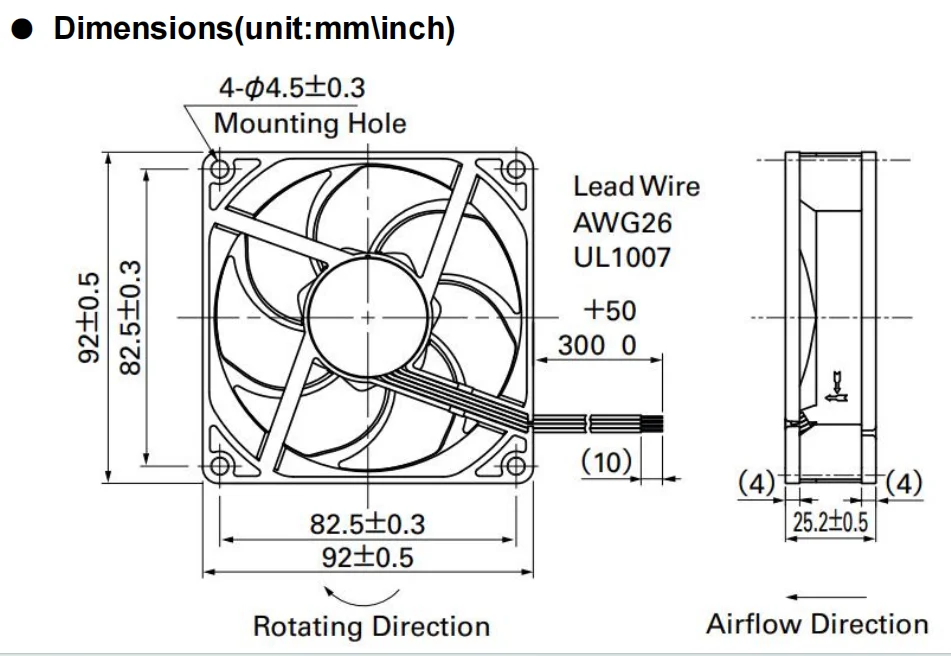 High Speed 10000R DC Cooling Fans - Efficient & Reliable
