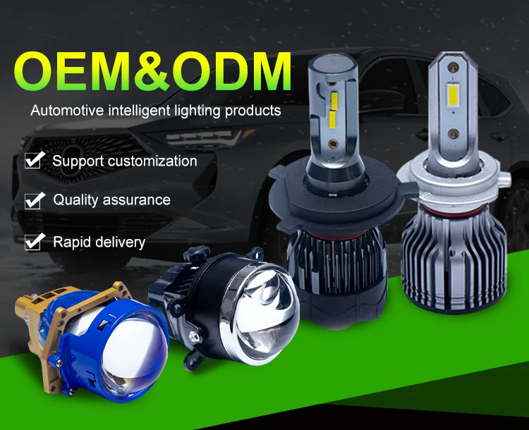 Attractive Price New Type Oem & Odm Cold White 6000k 65w 3-inch Dual Cup Laser Led Projector ...