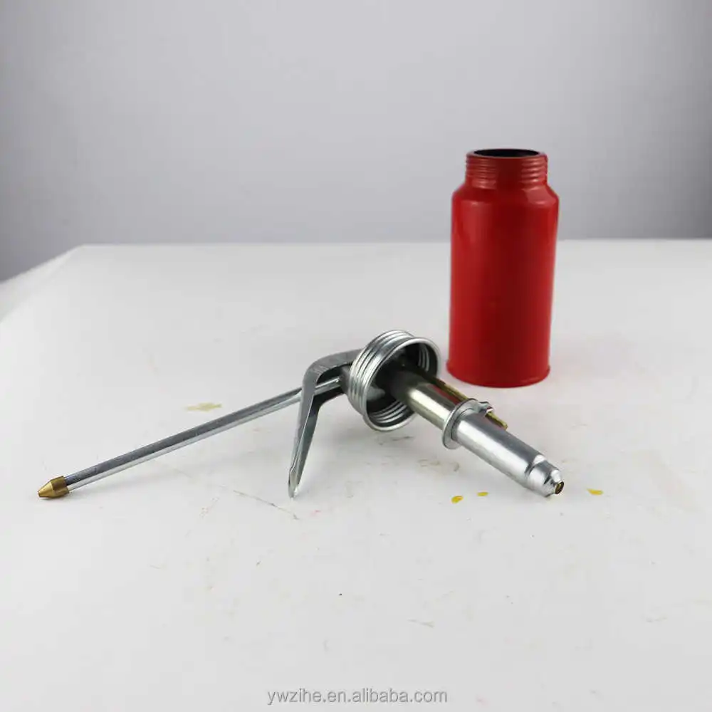 200g Brass High Pressure Lubricating Oil Can With Precision Sharp Spout ...
