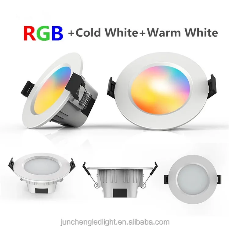 RGB RGBW Led Recessed Downlight 3W 5W 7W 9W 12W 15W AC220V Led Ceiling ...