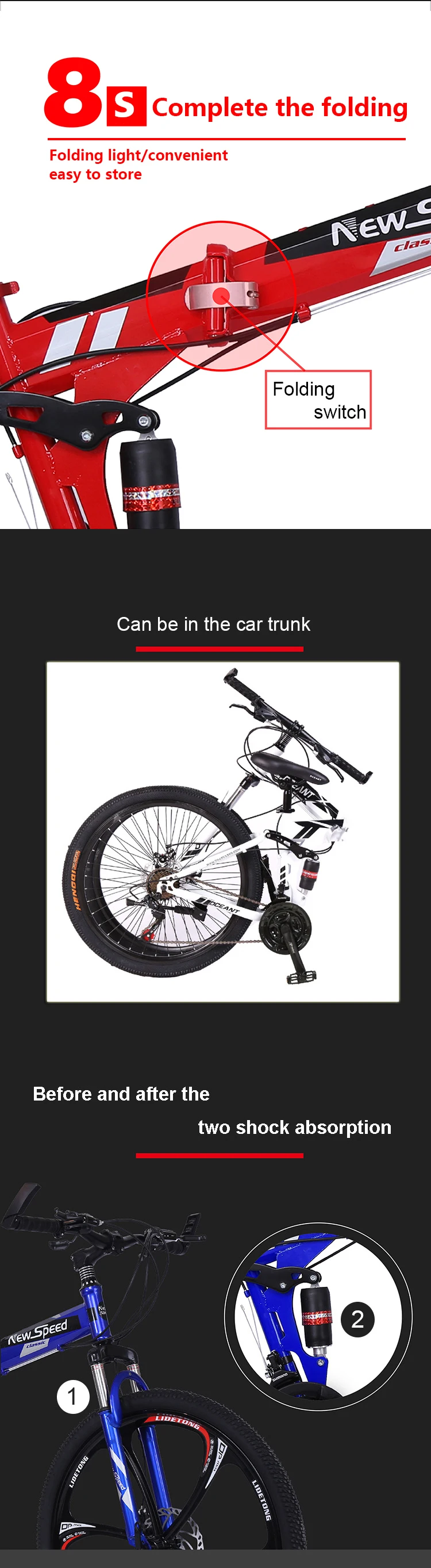 Wholesale Customized 27 Speed MTB Bike - 26 Inch Mountain Bike