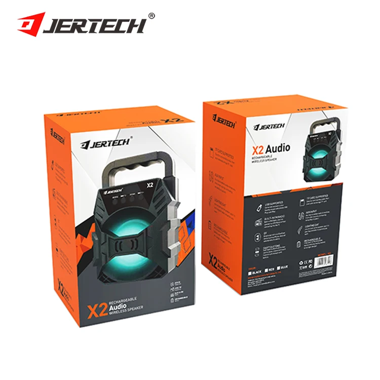 JERTECH X2 Waterproof Bluetooth Speakers - 8 Hours Playtime