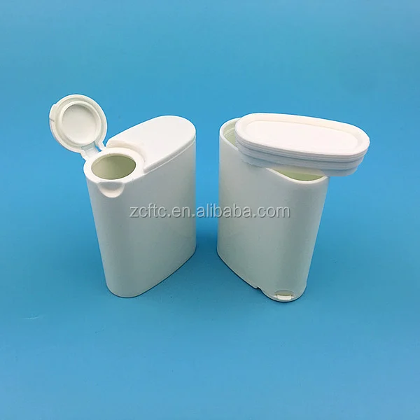 Small Empty White Color Plastic Chewing Gum Container Box