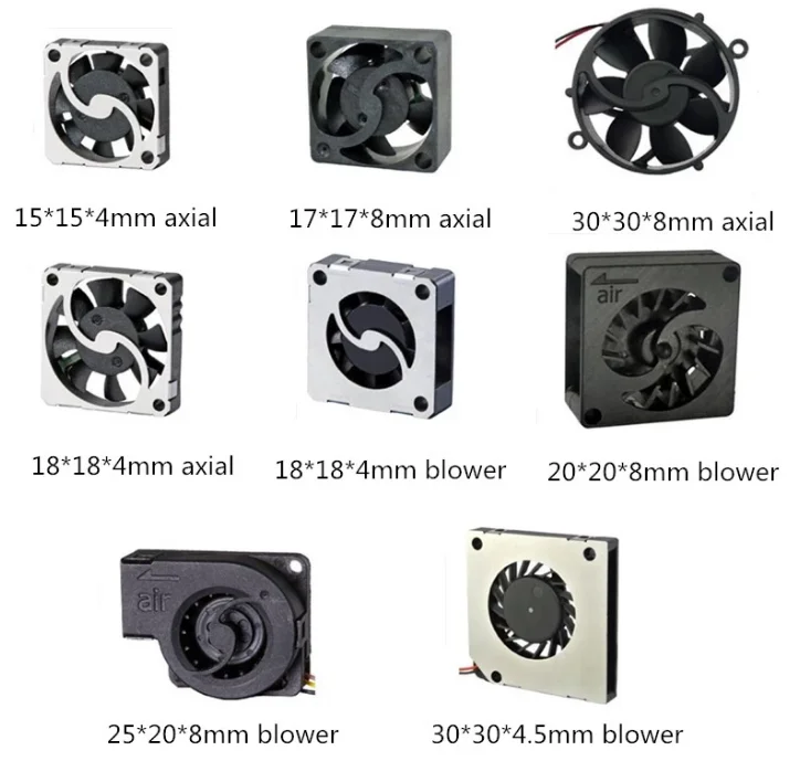 2006 5V 12V DC Mini Blower Fans for Aromatherapy & Sensors