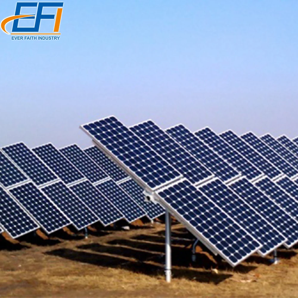 Solar Axial Tracking Solar Pole Stand Single Pole Solar Ground Mount ...