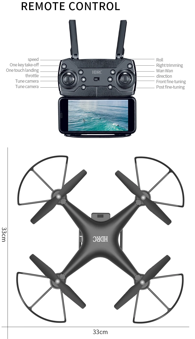 Hdrc h12 hd 4k drone store