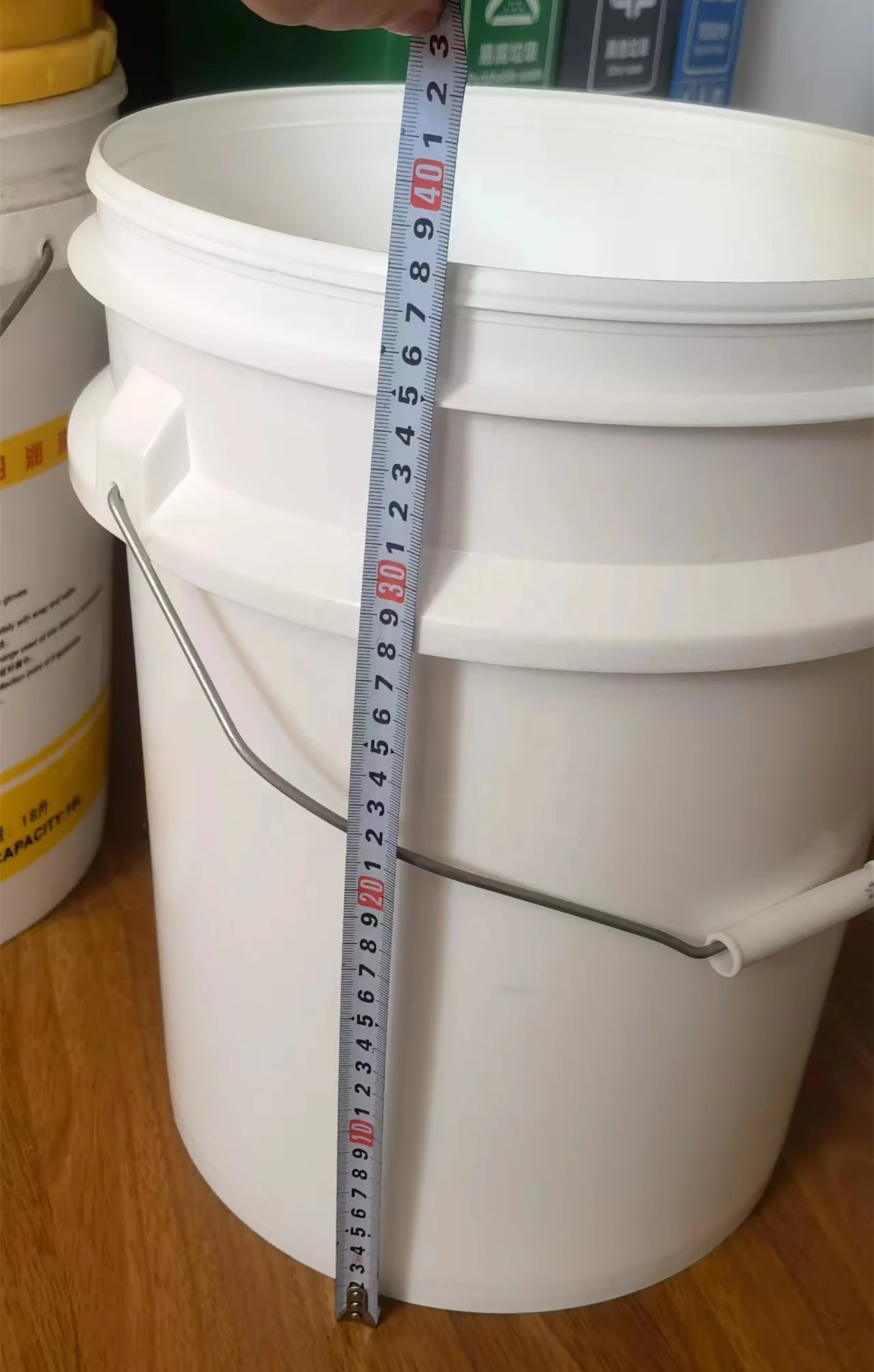 19l Or 20l 5gal Pails With Metal Handle. Single Color With White Logo ...