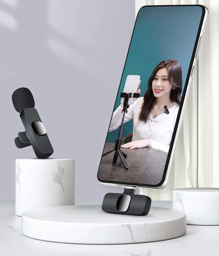 K9 Wireless Lavalier Microphone - Portable & Noise Cancelling