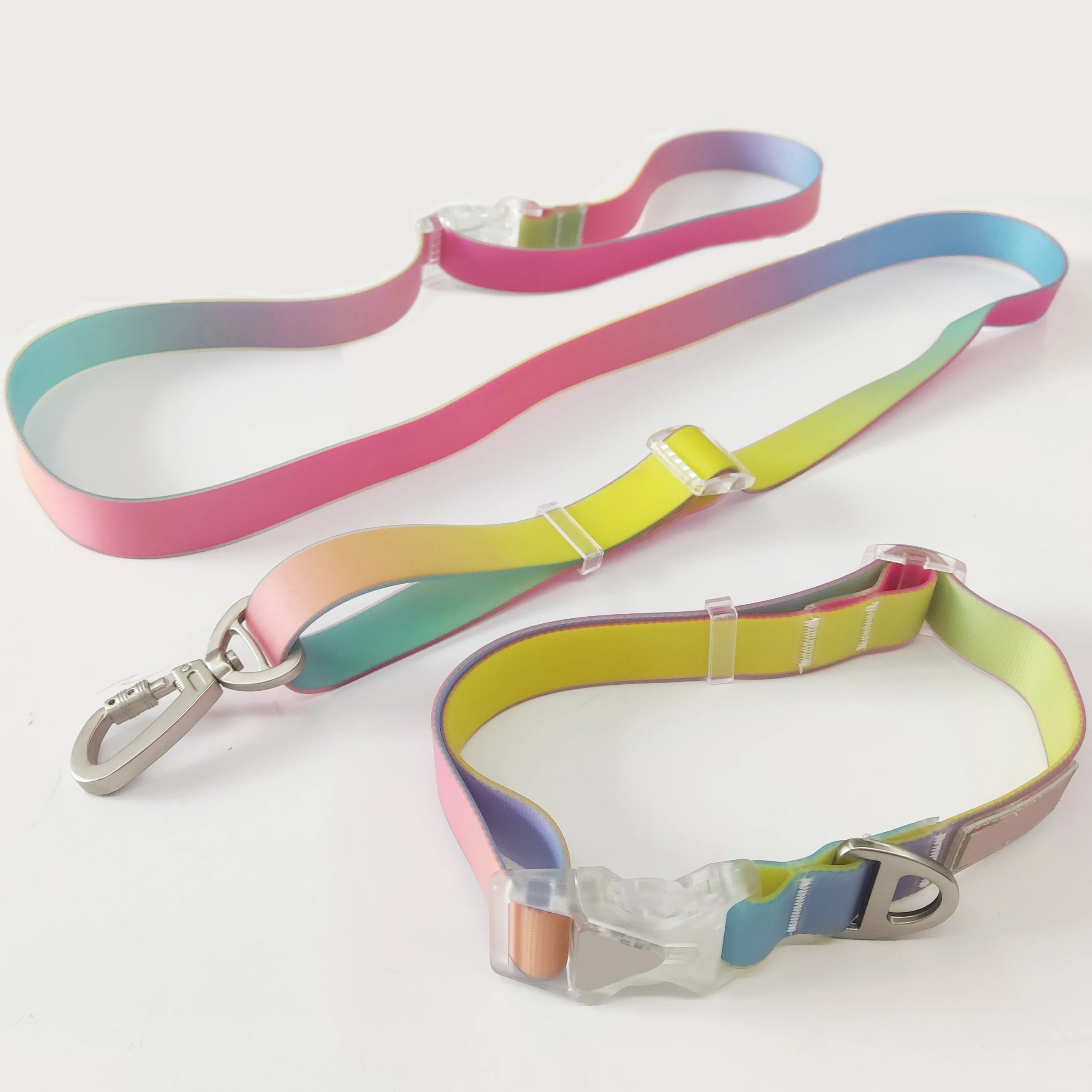 Durable Waterproof Dog Collar and Leash Set - Custom Fashion