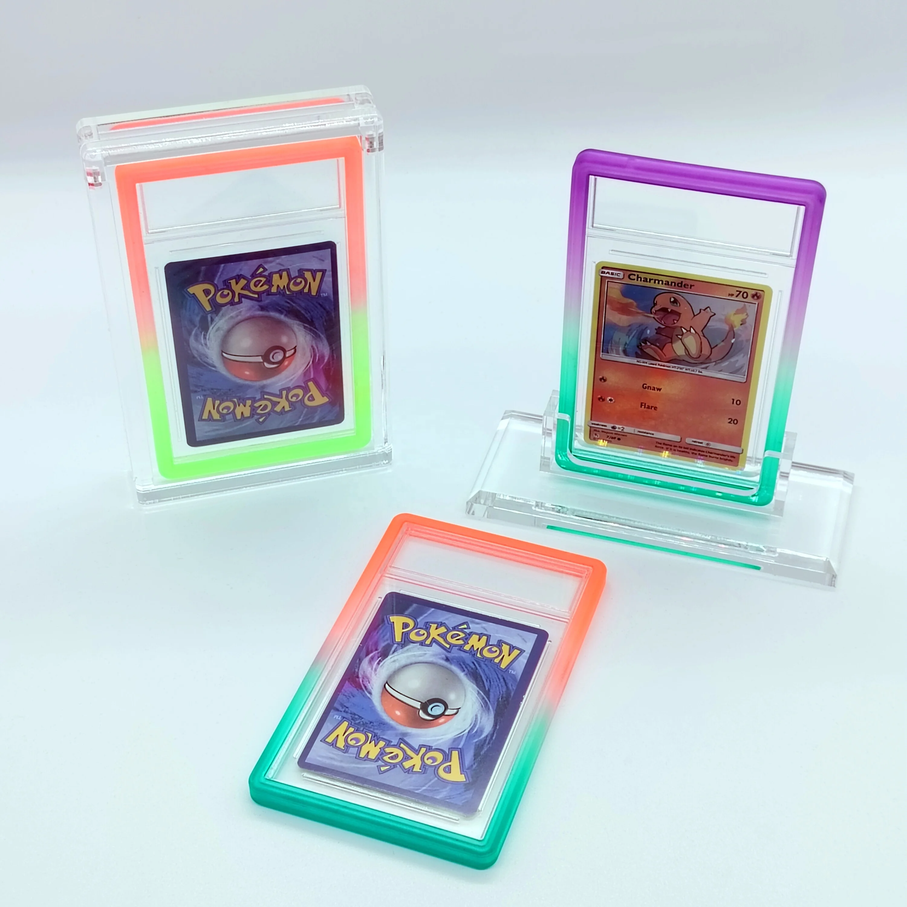 Graded Card Premium Acrylic Magnetic Display Case Oxley Grading ...