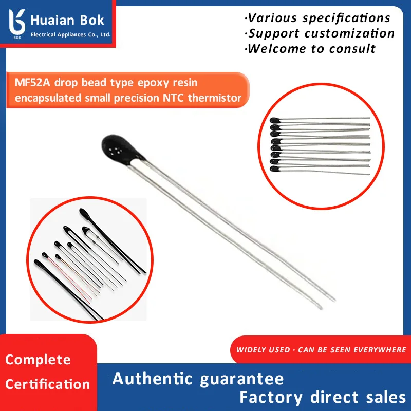 NTC Thermistor - Precision Temperature Sensor - 10K Ohm
