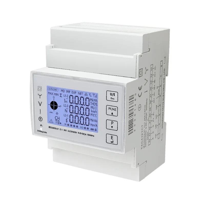 Alibaba.com: 3 Phase kWh Bidirectional Meter with 3 KCT16 Current ...