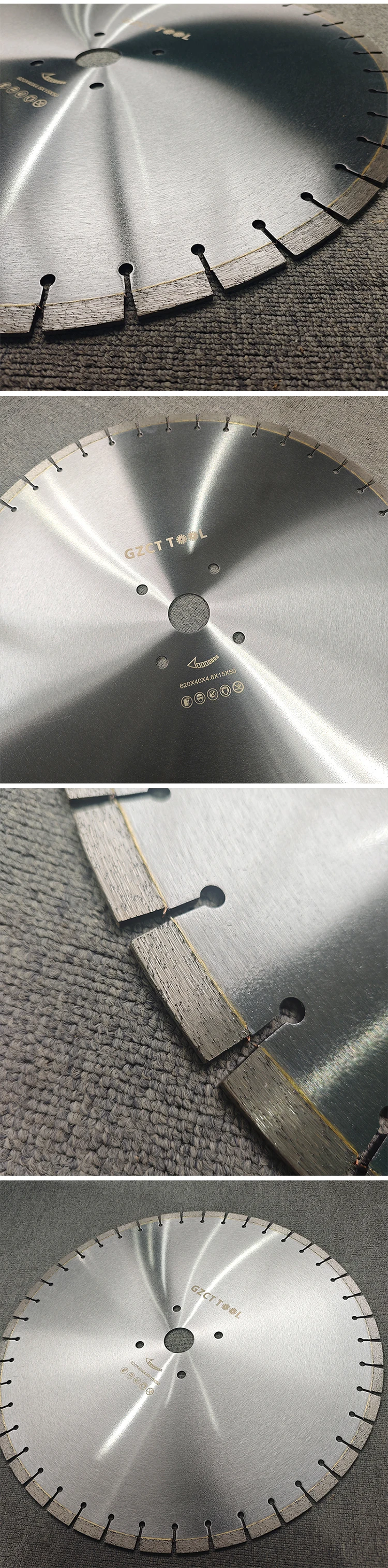 24" Diamond Concrete Blade Concrete Saw Blade For Cutting Highly ...