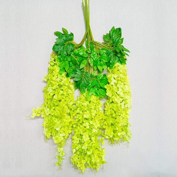 Wholesale Multi Color Wisteria Silk Flower Wholesale Hanging Flower