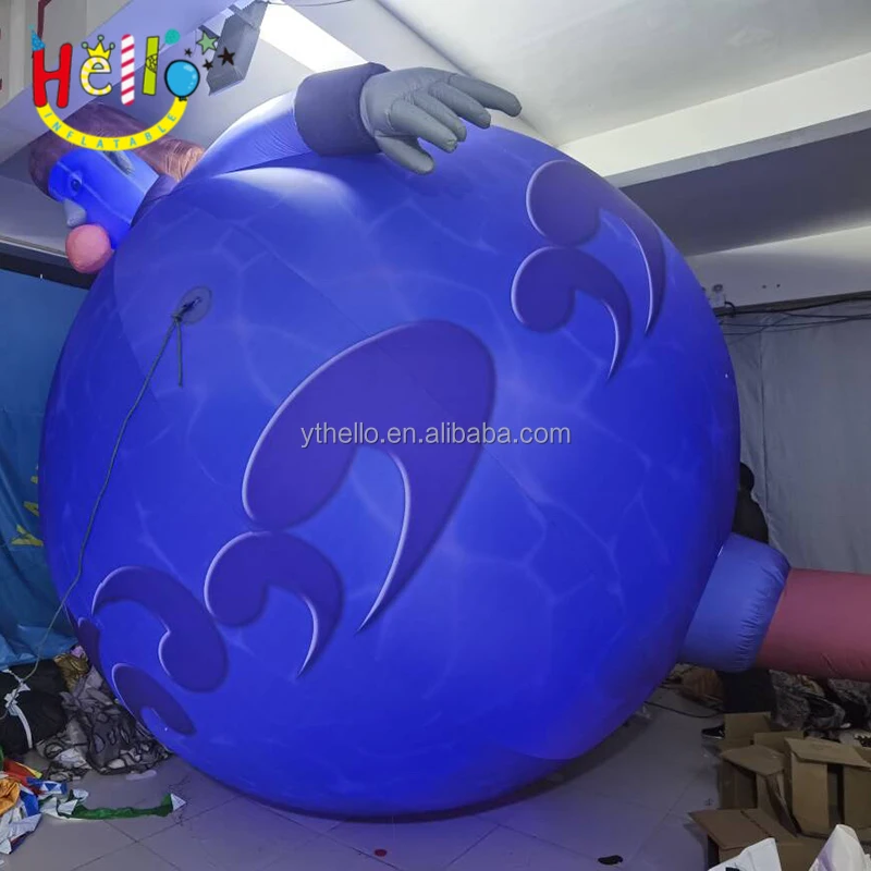 Best Design Inflatable Cartoon Model Bule Inflatable Tumbler With Led ...