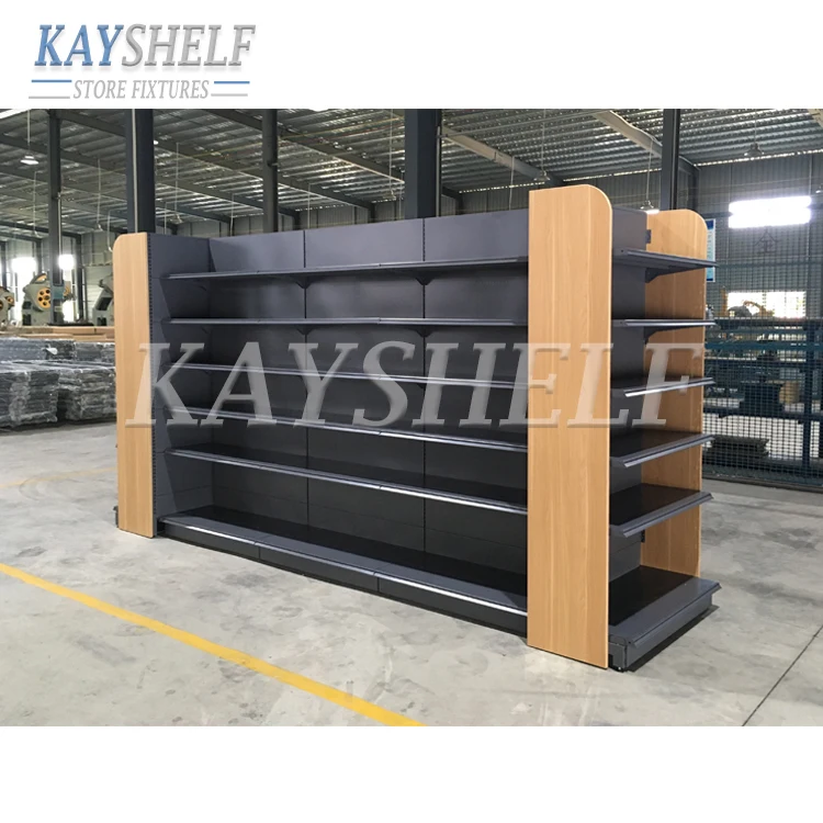 Retail Shop Fixture Display Racking System Supermarket Gondola Shelving