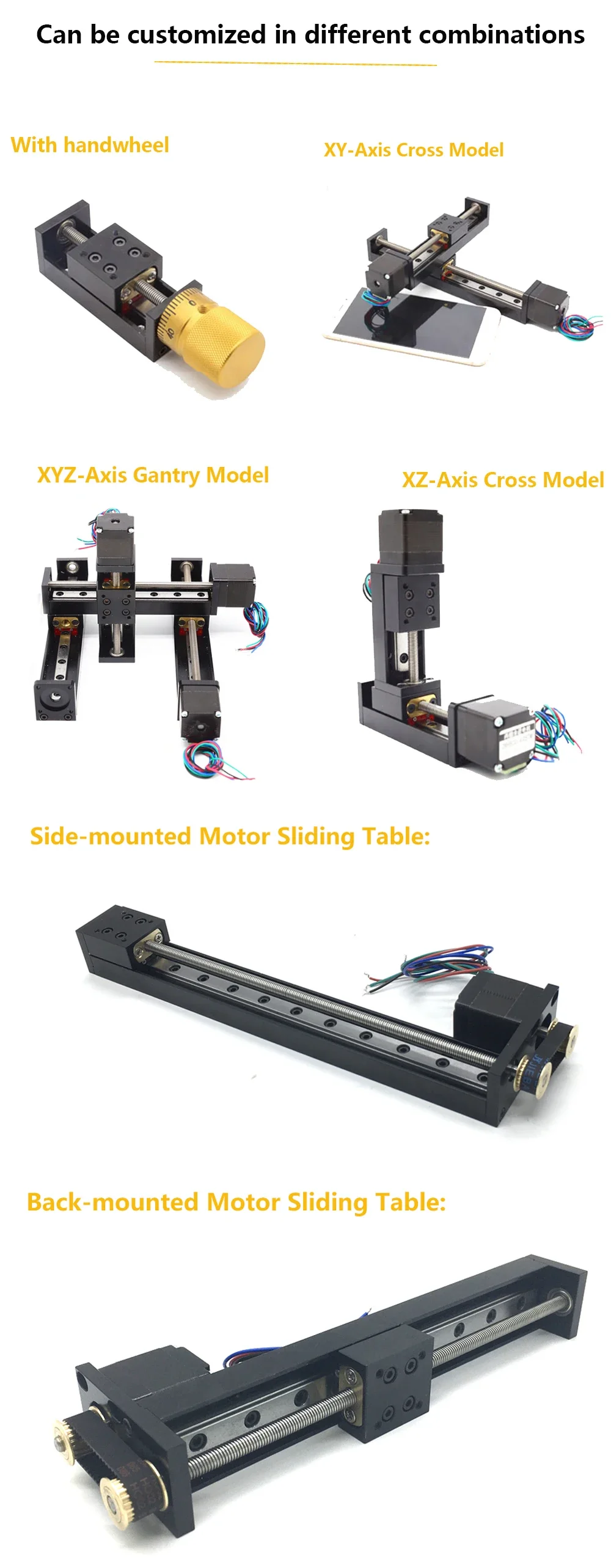 T-type Cnc Sliding Table Rail Linear Stage Transport Guide Platform ...