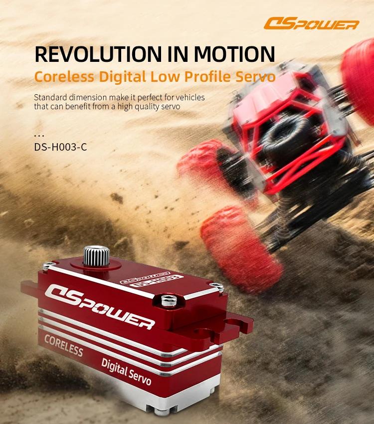 17kg Coreless Servo Motor Rc Crawler Servo Waterproof Low Profile Servo ...