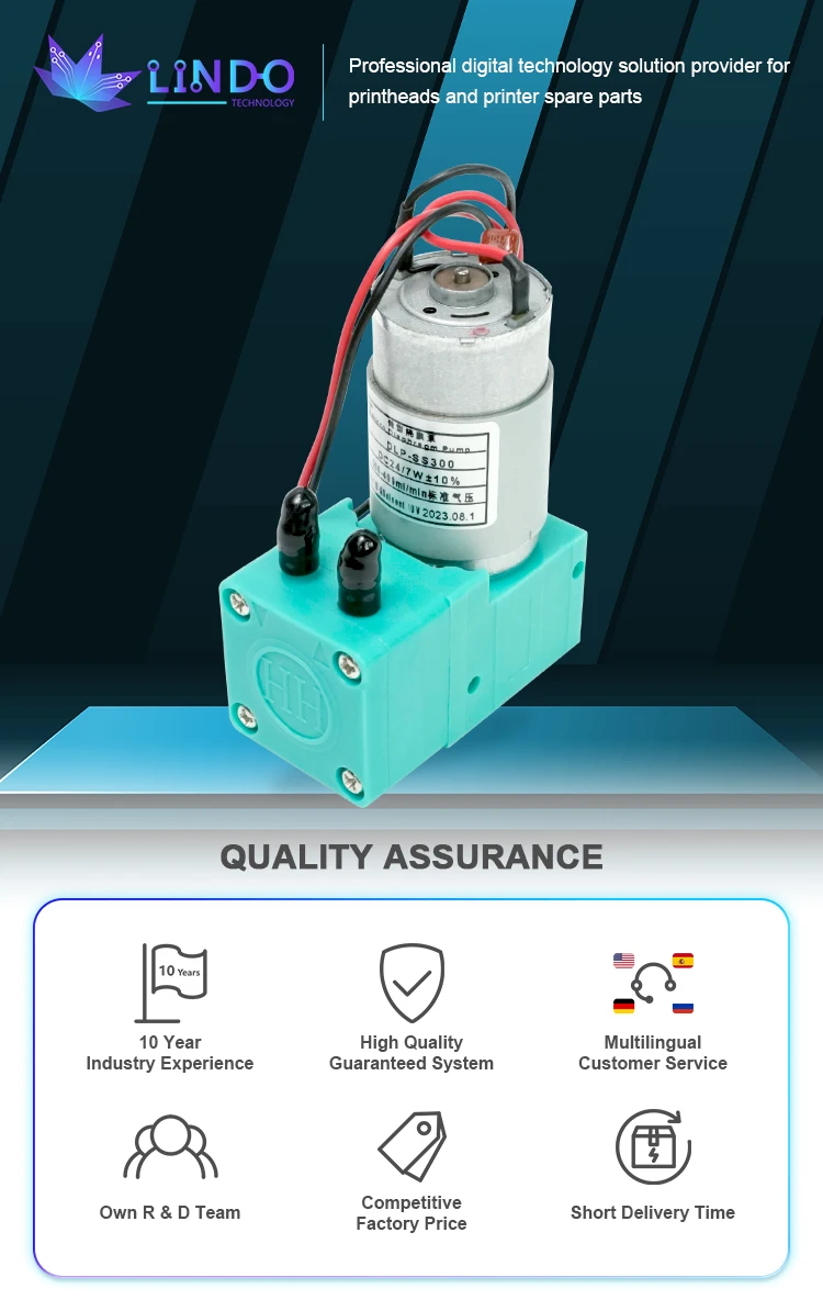 Original Epson L3110 System Knf1.5 Agfa Garco Solvent Based Ink Pump ...