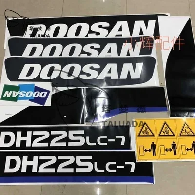 TALUADA Machine Body Sticker Exterior Doosan DX55-9C DX60-9C DX65-9C ...