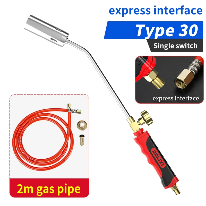 Liquefied Gas Spitfire Grill Gun Gas Hair Spray Gun Head Household ...