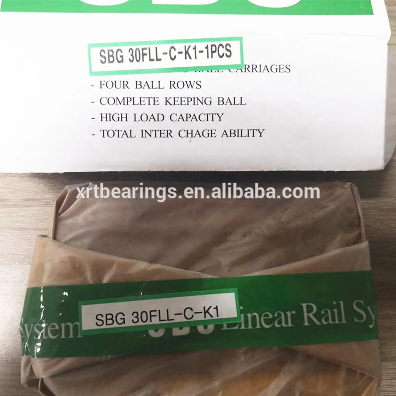 SBC Linear Guide Rail Block SBG30 - High Rigidity & Precision