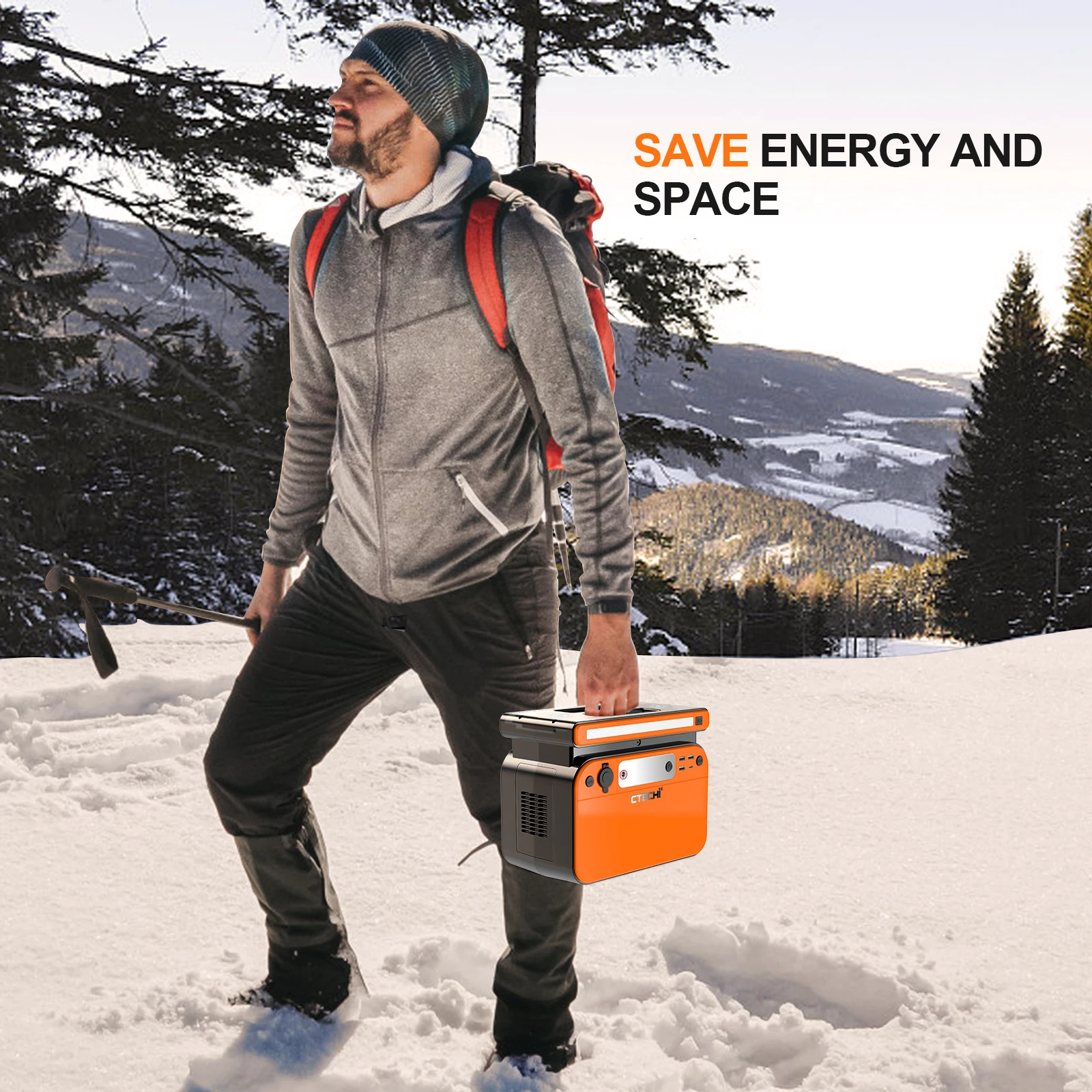 500W Portable Power Generator with Fast Shipping & Wireless Charge