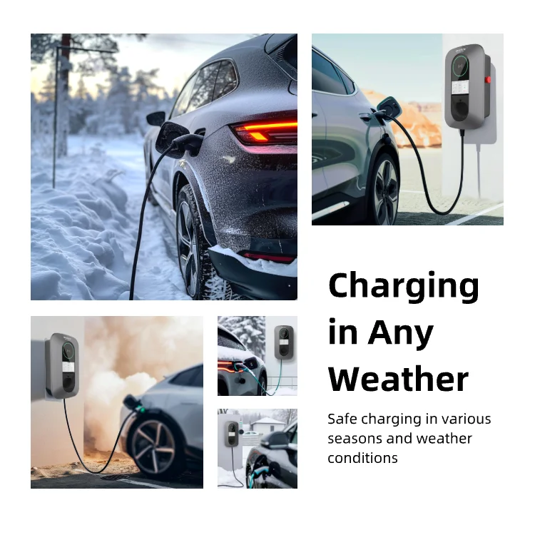 Wolun Portable EV Wall Charger - 7kw, 11kw, 16A, 32amp
