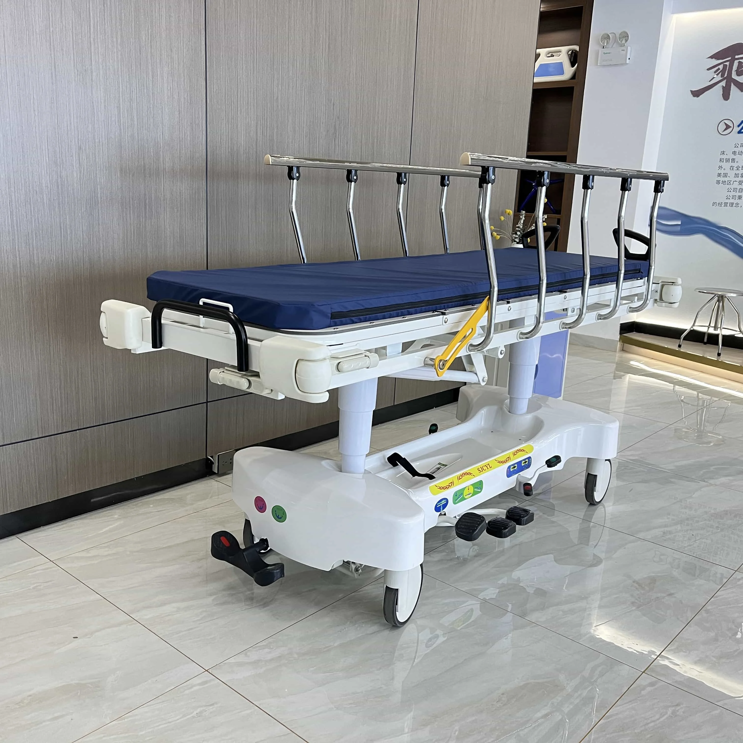 Professional Hospital Hydraulic Patient Stretcher Bed Professional ...
