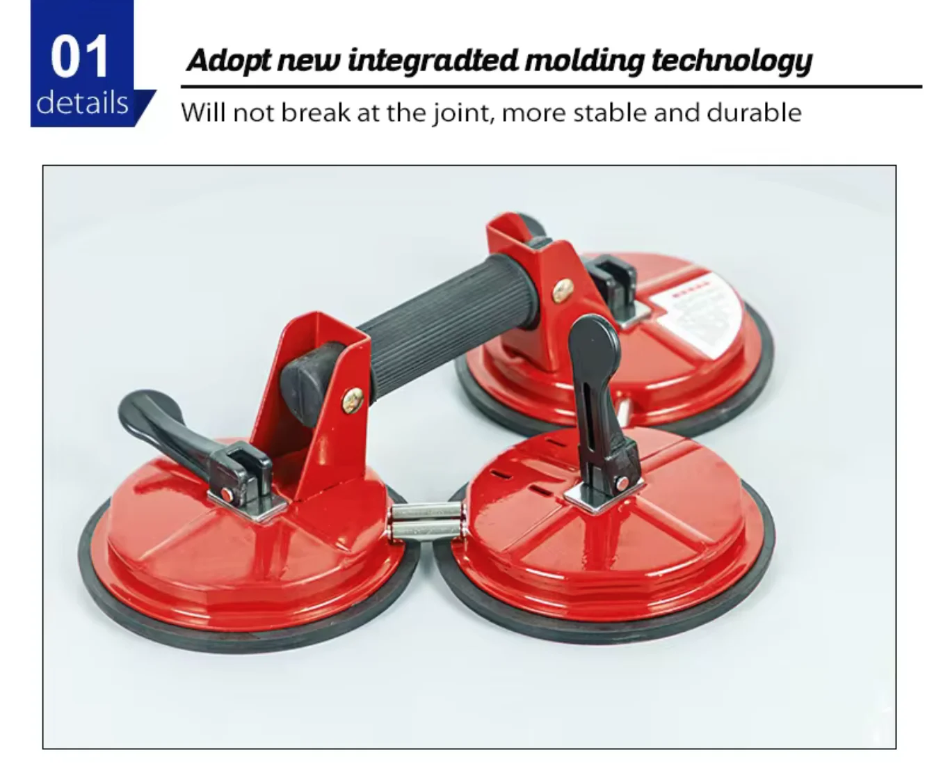 Manufacture Price Three-Jaw Manual Suction Cup Lifter for Floor Tiles ...