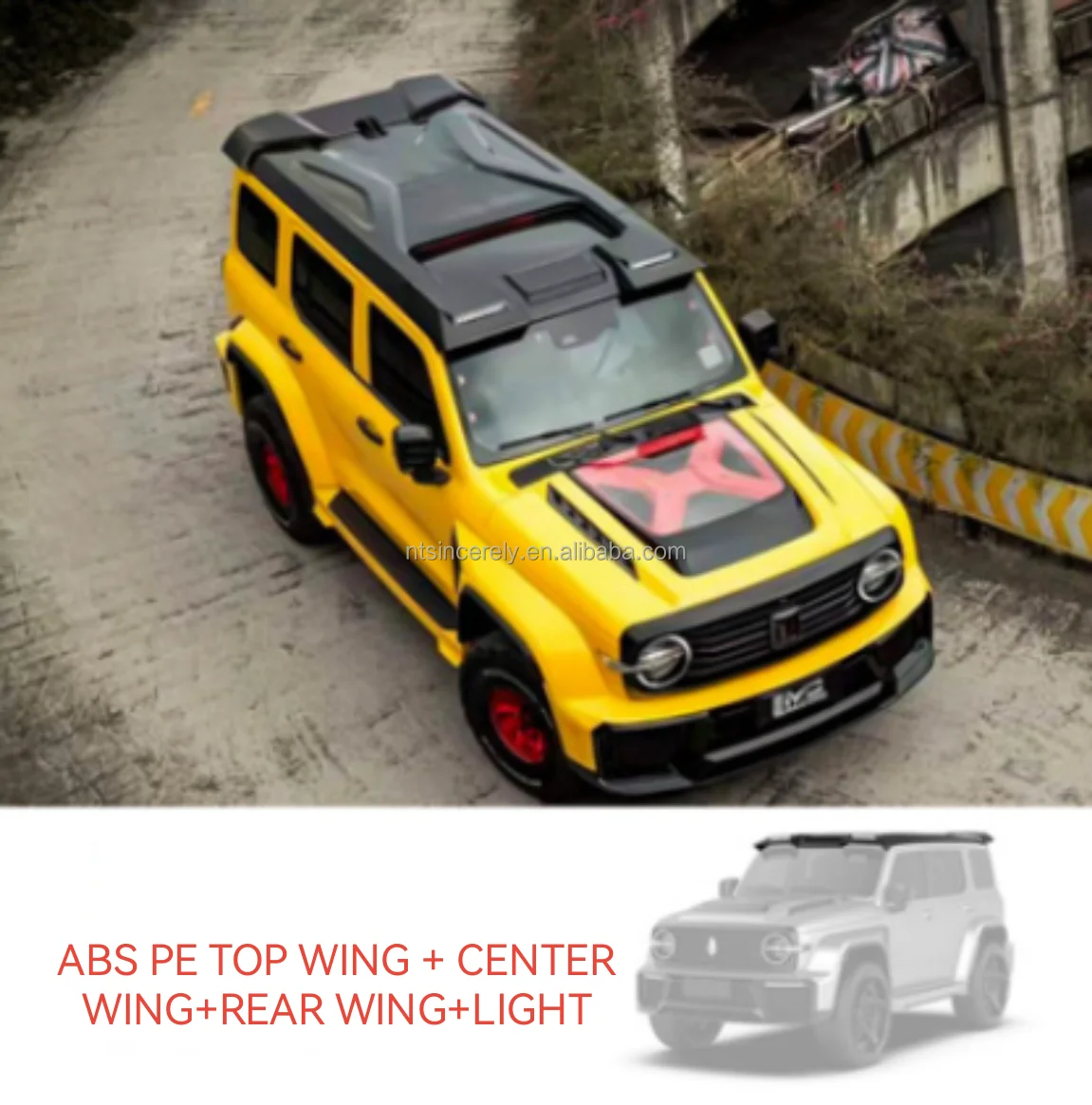 Wide Body Kit For Great Wall Fit For Wey Tank 300 With Front Rear Bumper Grille Wheel Fender ...