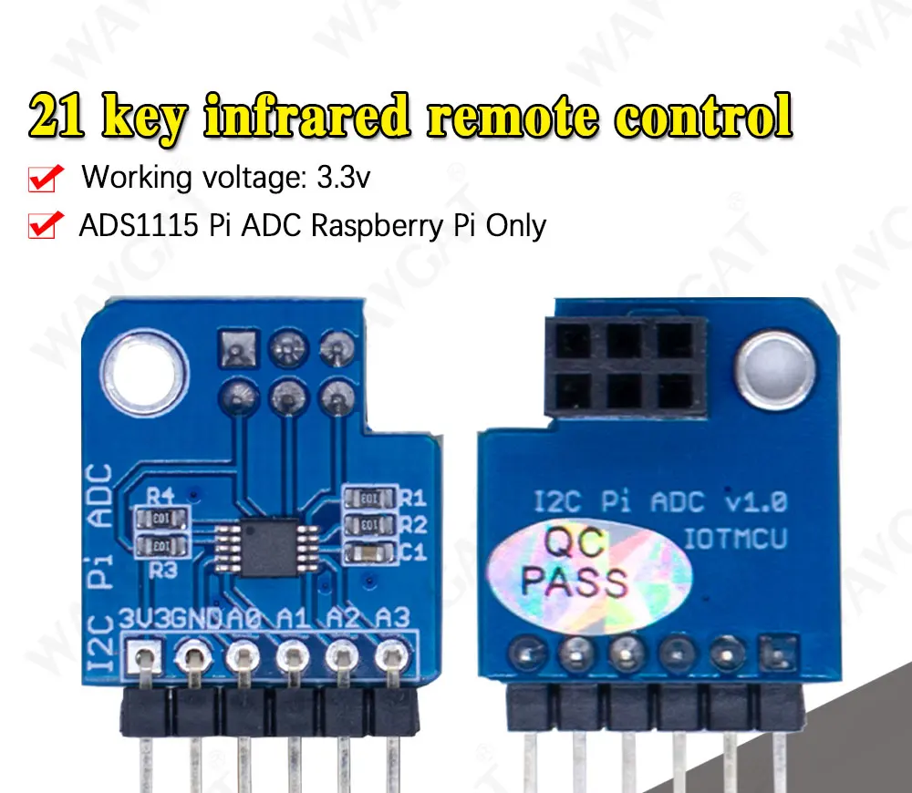 Raspberry Pi Adc Analog-to-digital Conversion Module Ads1115 16 Bit ...