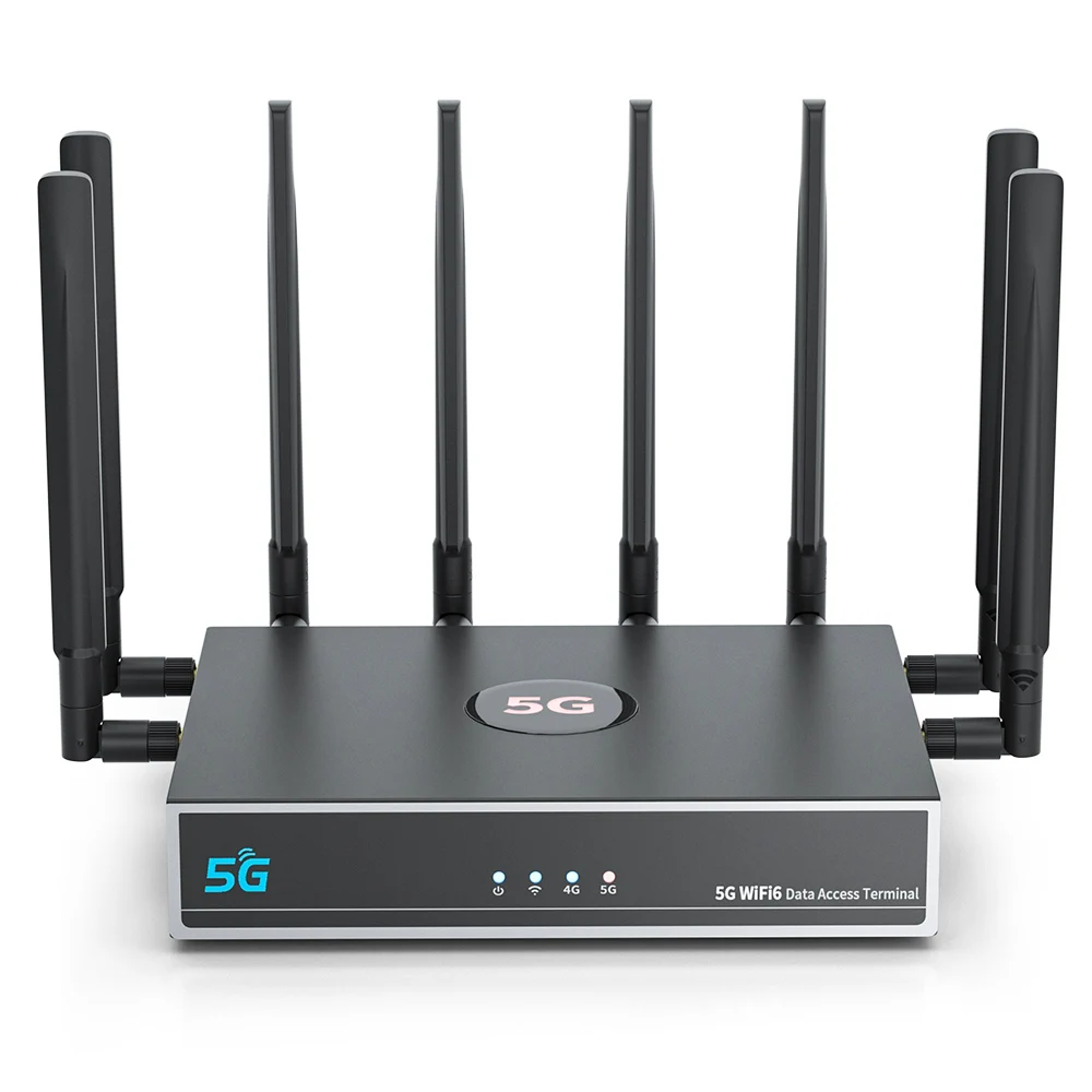 5G CPE Router with 8 High-Gain Antennas - Wi-Fi 802.11 Ax