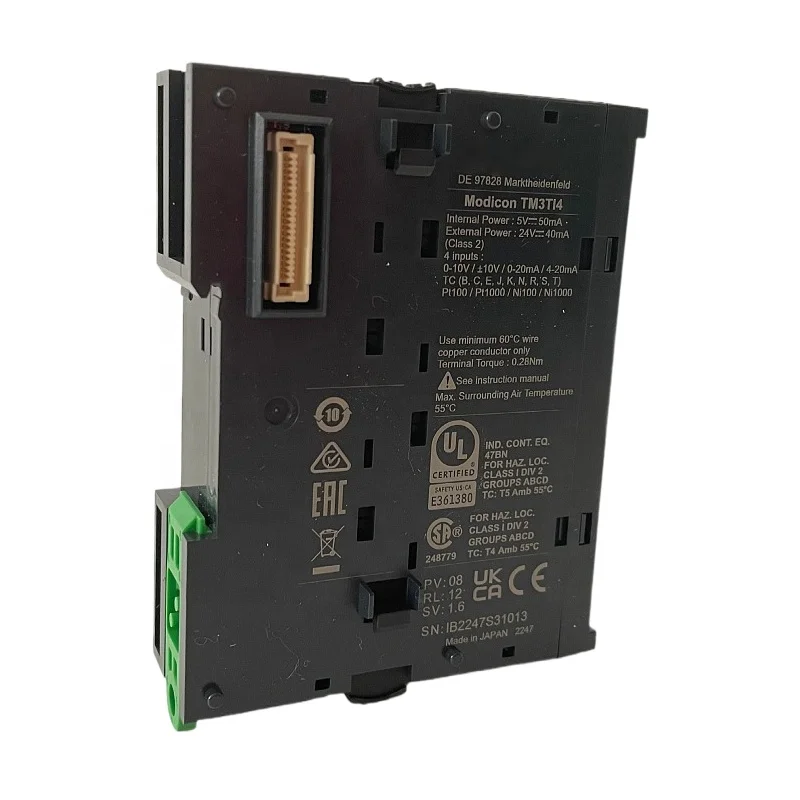 TM3TI4模拟输入模块，Modicon TM3，4/温度输入 (螺钉) 24 VDC| Alibaba.com