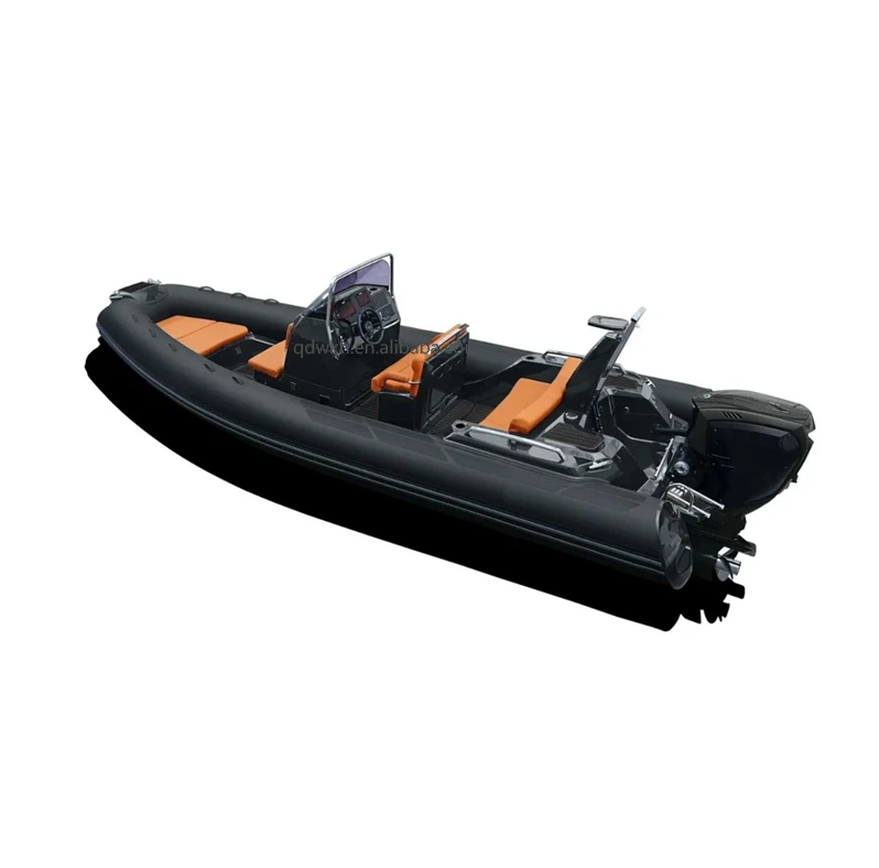 Luxury PVC Hypalon 19ft RIB 580 Sport Aluminum Hull Inflatable Rowing ...