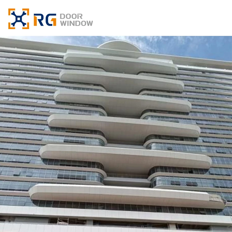 Aluminum Glass Window Wall System Tempered Glazed Design Curtain Walls ...