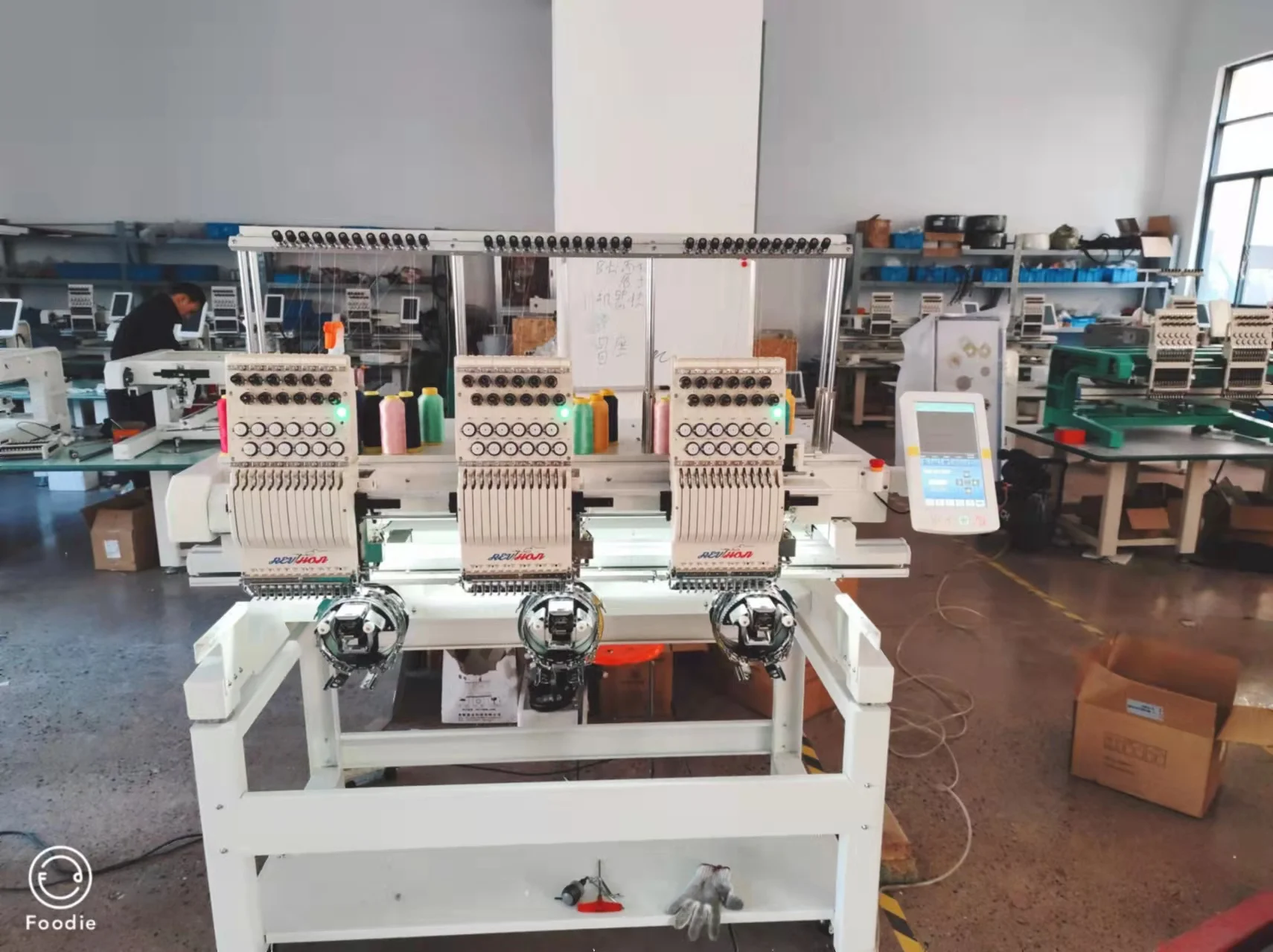 High Speed Automatic Three Head Easy Operate Embroidery Machines - Buy ...