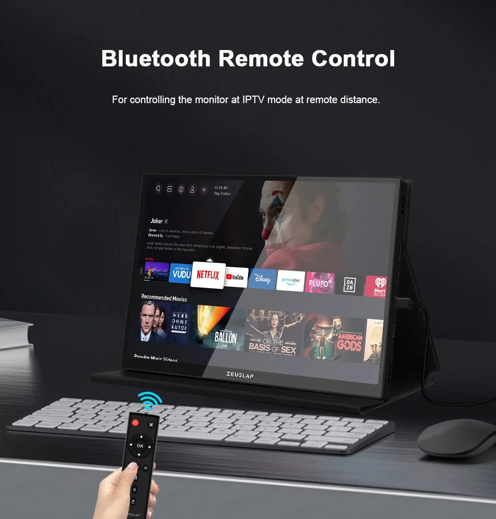 16" Iptv Smart Portable 100%srgb Ips Gaming Touch Screen Monitor For ...