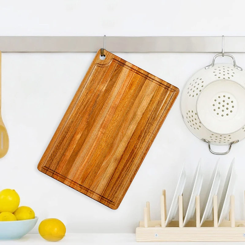 Wholesale Custom Wooden Chopping Block Kitchen Cut Acacia Wood Cutting ...