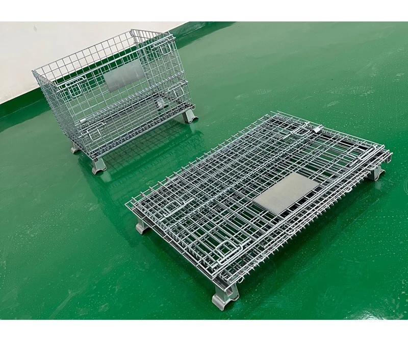 Heavy-duty Galvanized Foldable Collapsible Metal Storage Container ...