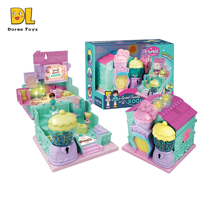 Mini Candy Store Transformation Playsets Micro Dolls & Accessories With ...