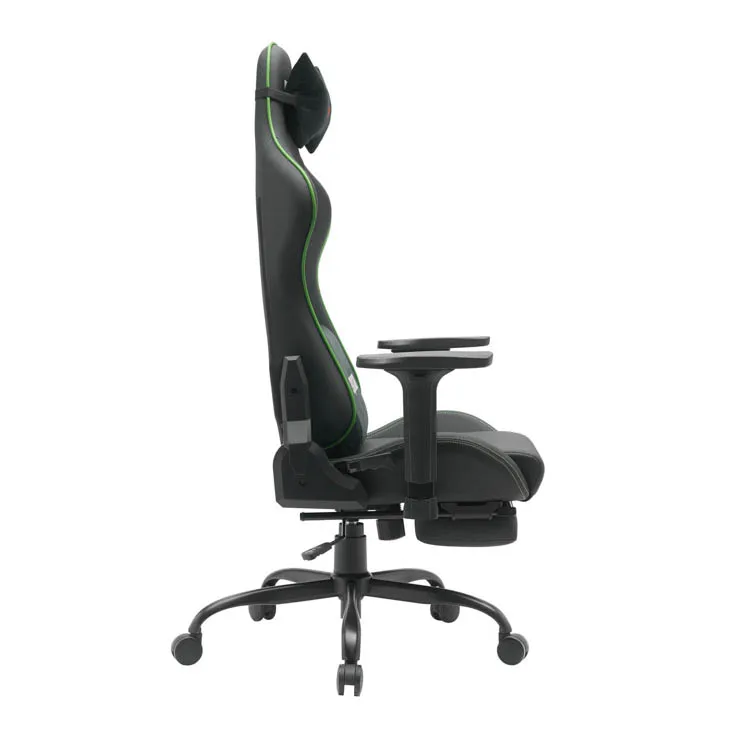 Black Leather Ergonomic Swivel Rgb Logo Led Silla Gamer Cheap Gaming ...