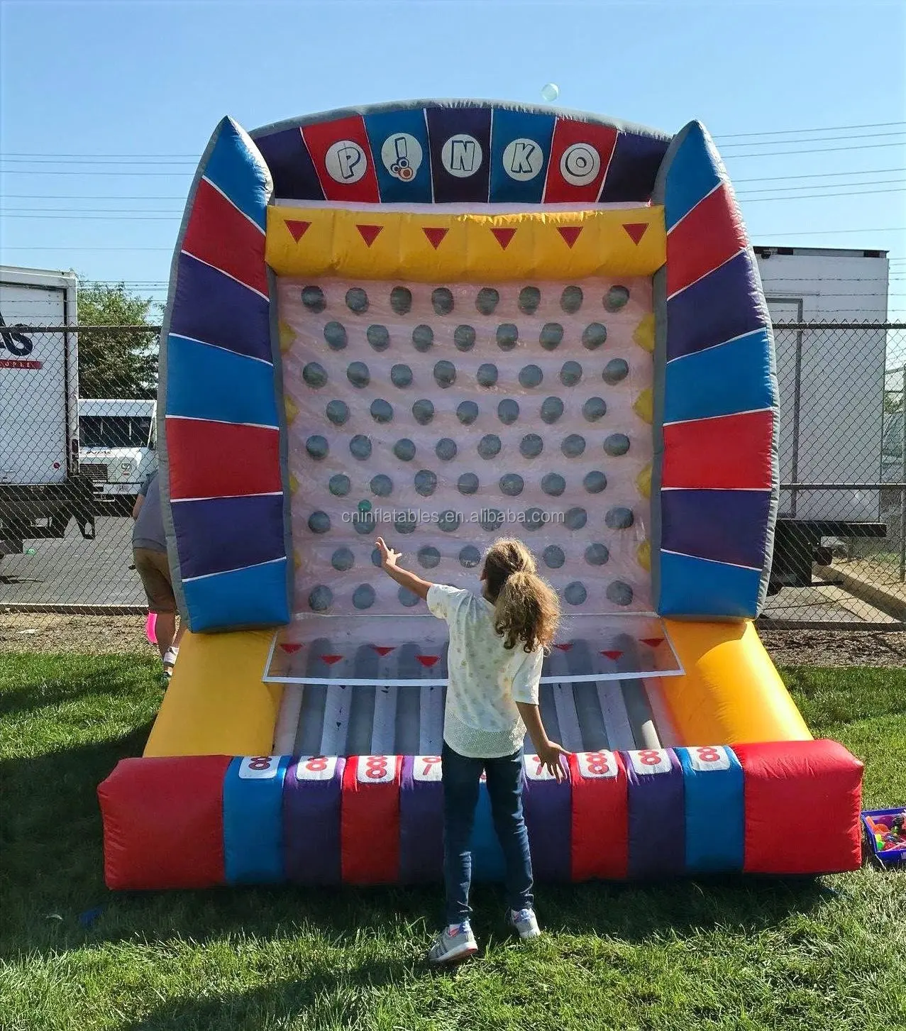 Commercial Inflatable Plinko Carnival Game with Blower Blow up Pinball ...