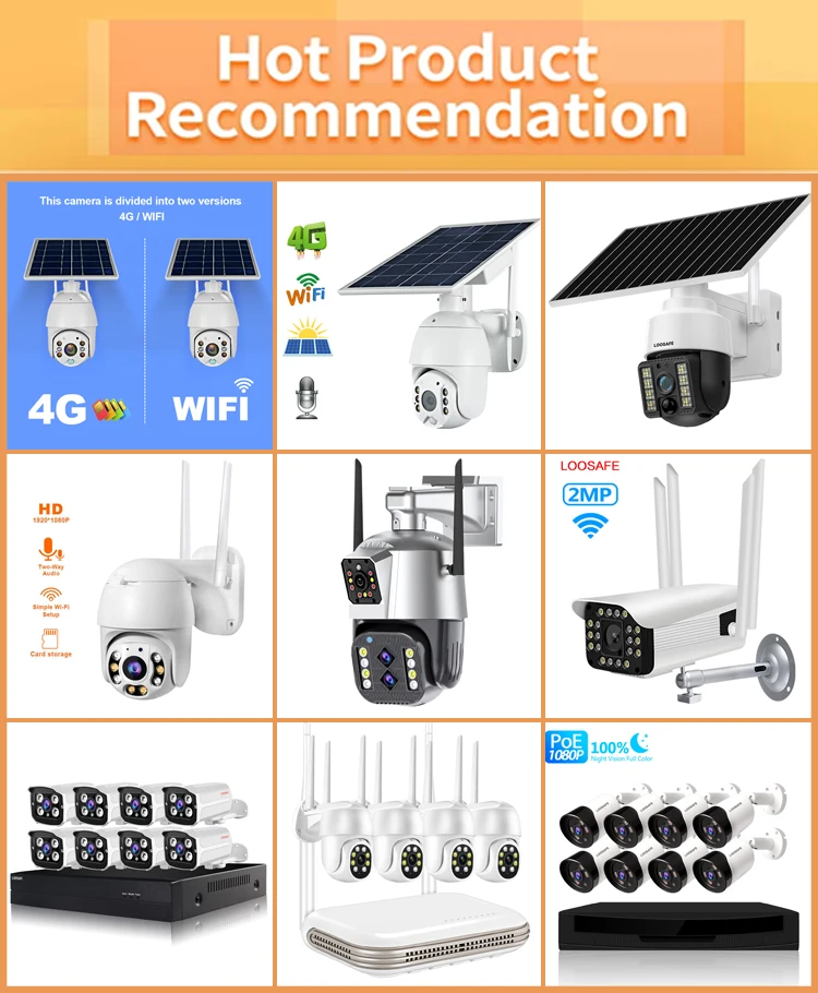 Loosafe Y5 4g 4k Solar Powered Cctv Camera 4g 10x Zoom Network Sim Card ...