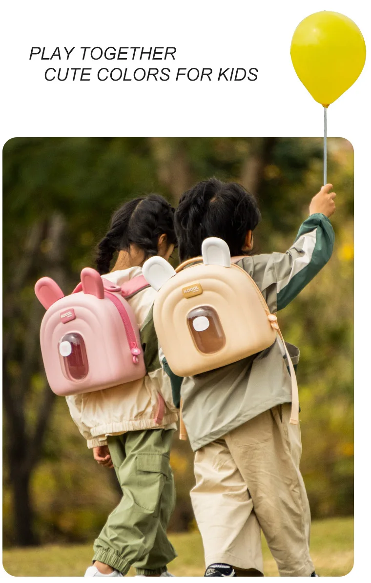KOOOL K52 EVA Rabbit Design 3D Backpack for Kids - Unique Gift