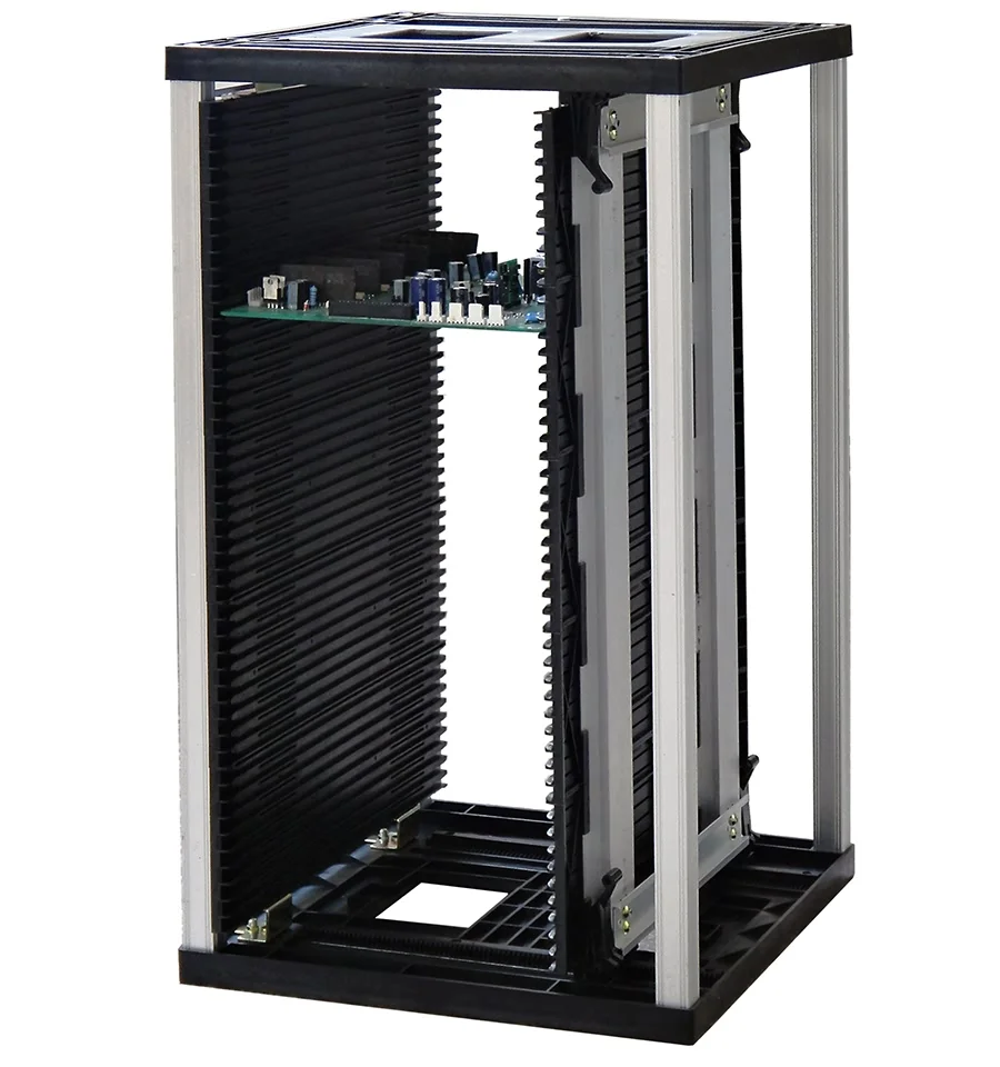 355*320*563mm Antistatic ESD Magazine Rack Anti Static PCB Storage Cart ...