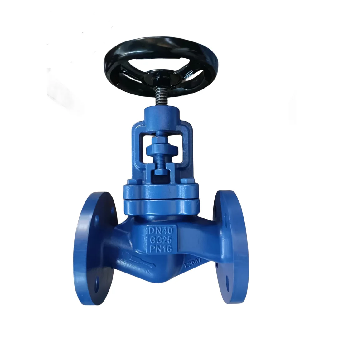 Din3202 Dn150 Pn10/16 Flanged Globe Valve Ductile Iron Cast Steel ...