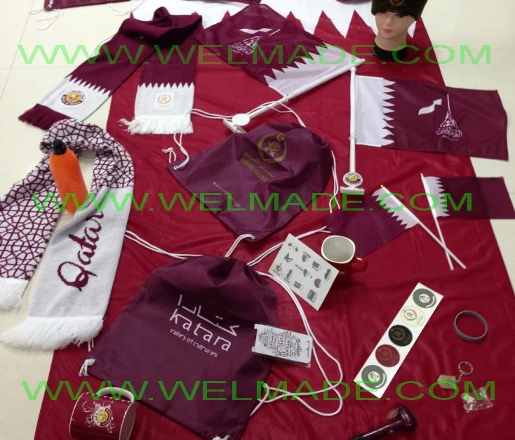 Qatar National Day Gift Set - Country Flag for Holiday