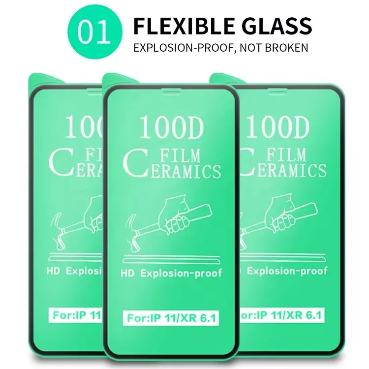 100D Ceramic Film Clear Glass Screen Protector for iphone 13 14 Pro Max ...